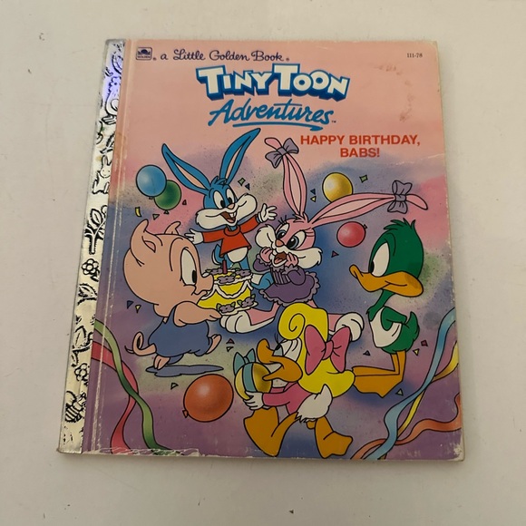 Other | Tiny Toon Adventures Happy Birthday Babs Little Golden Book ...